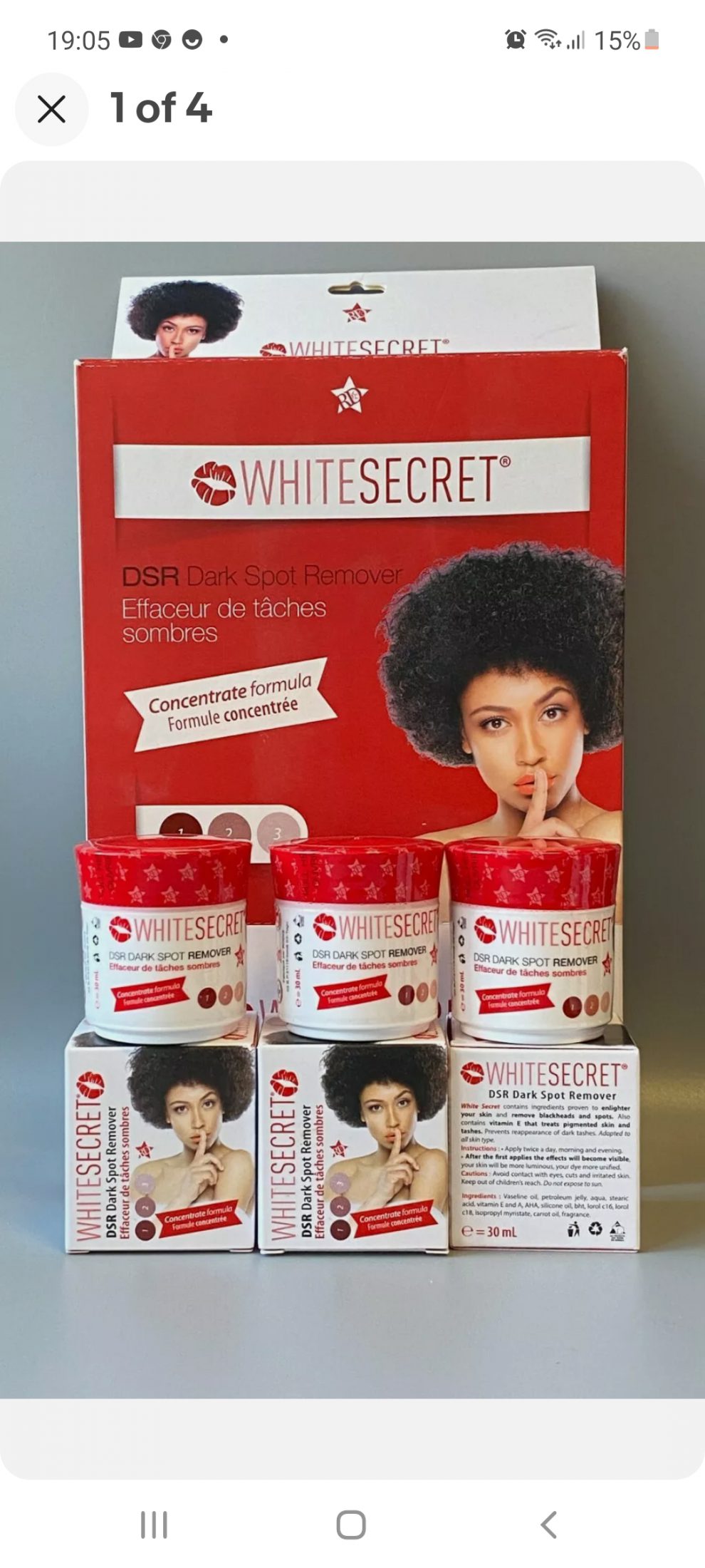 White secret face cream - Sandy Skin Care Products