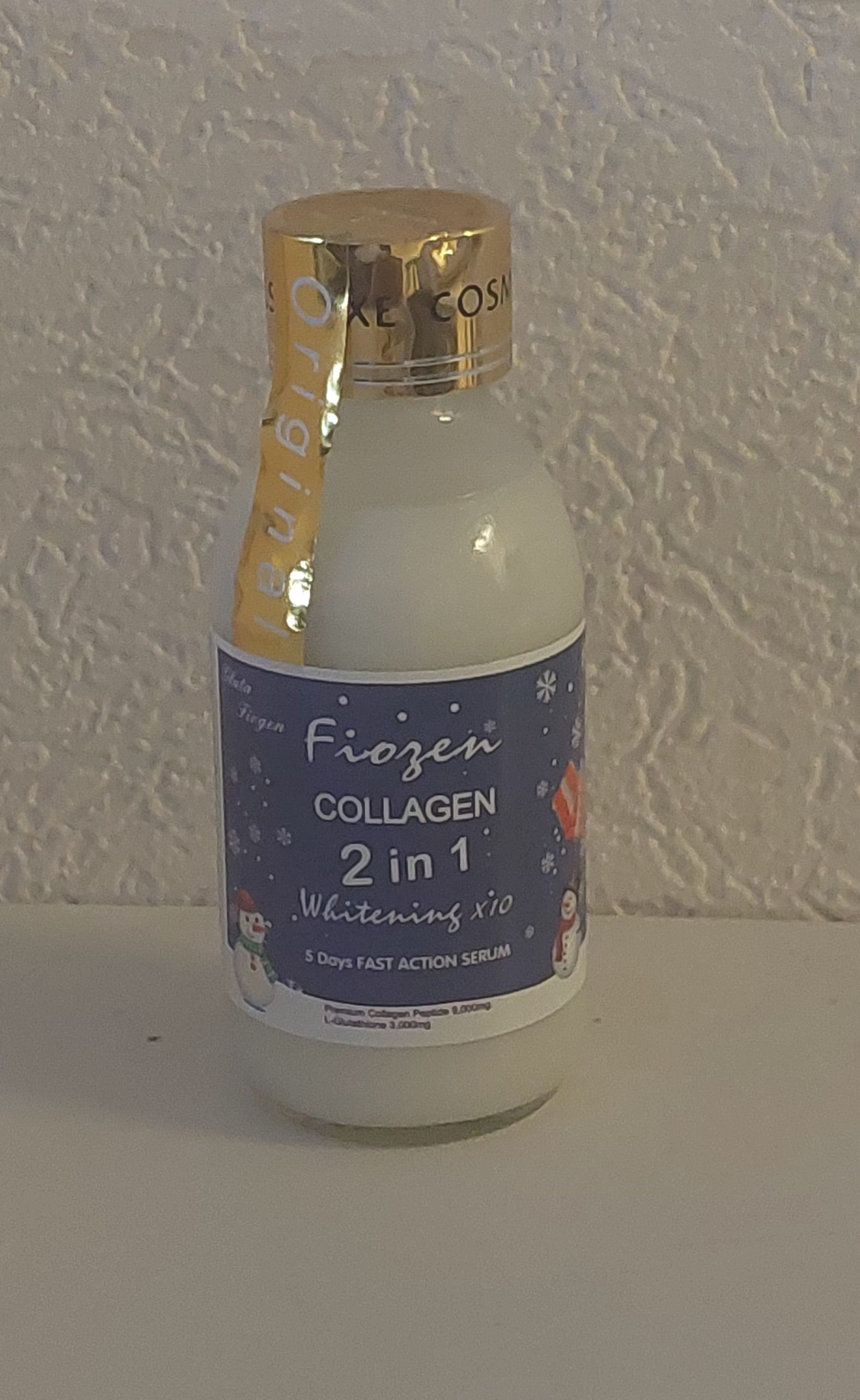 Frozen collagen 2 in 1 whitening x10 serum/oil. 5 days fast action ...