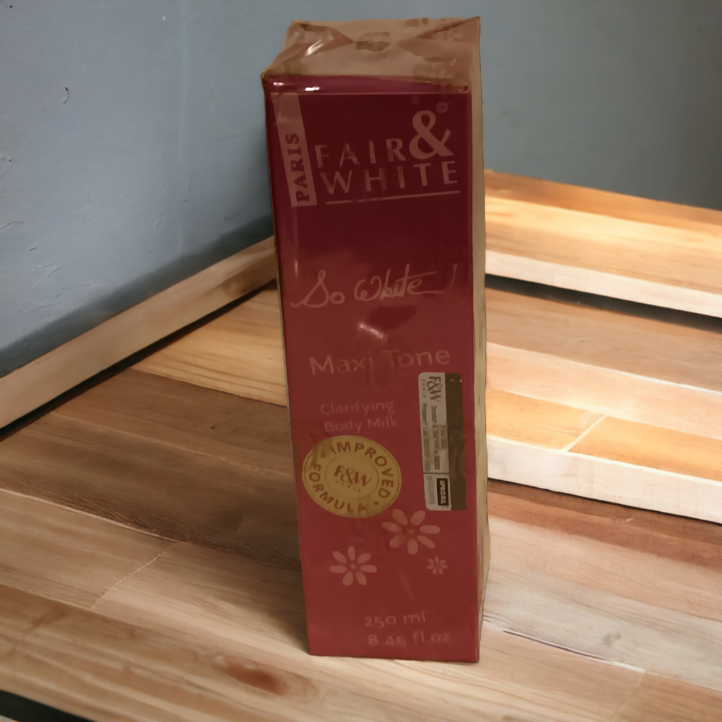 FAIR AND WHITE SO WHITE! MAXI TONE CLARIFYING BODY MILK 250 ML / 8.4 FL ...