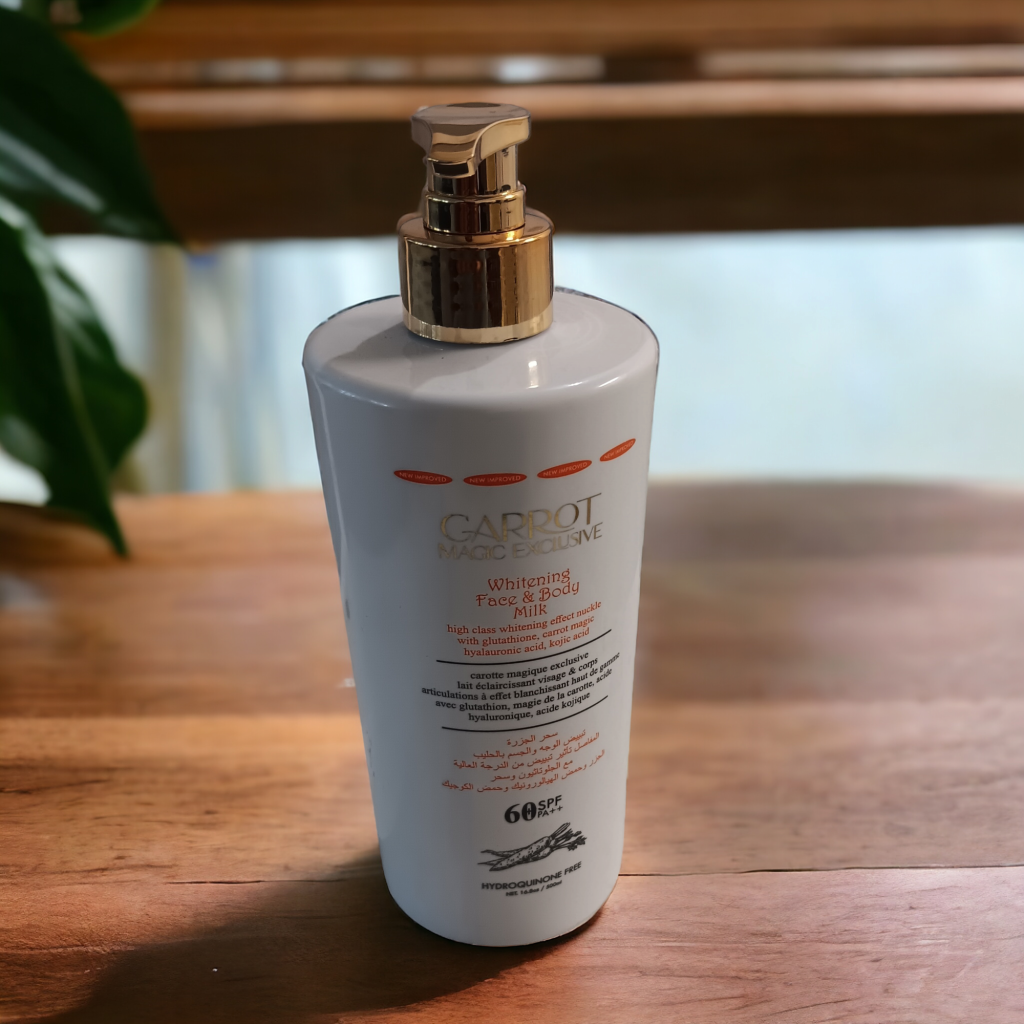 Carrot Magic Exclusive Whitening Face And Body Milk 60 Spf 500ml ...