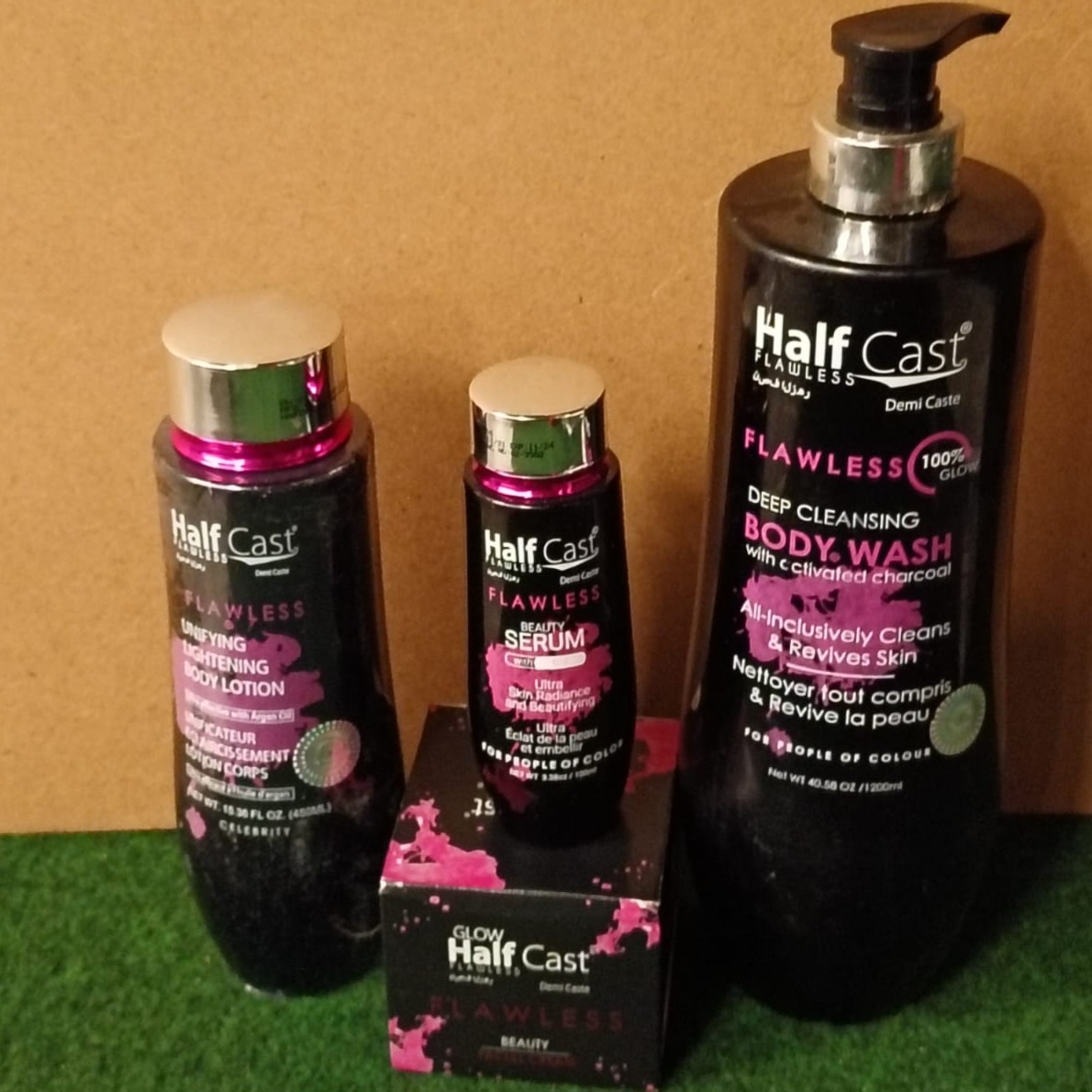 Glow Half Cast Flawless Lotion, Body Wash And Serum,face cream - Sandy ...