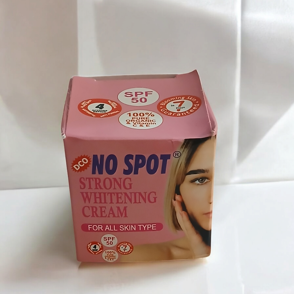 No Spot Gold Extra Whitening Cream SPF 50 - Sandy Skin Care Products