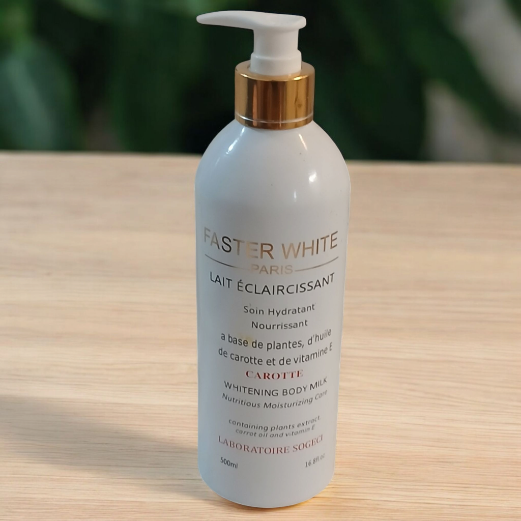 Faster White Paris Lait Eclaircissant Carotte Whitening Body Milk ...